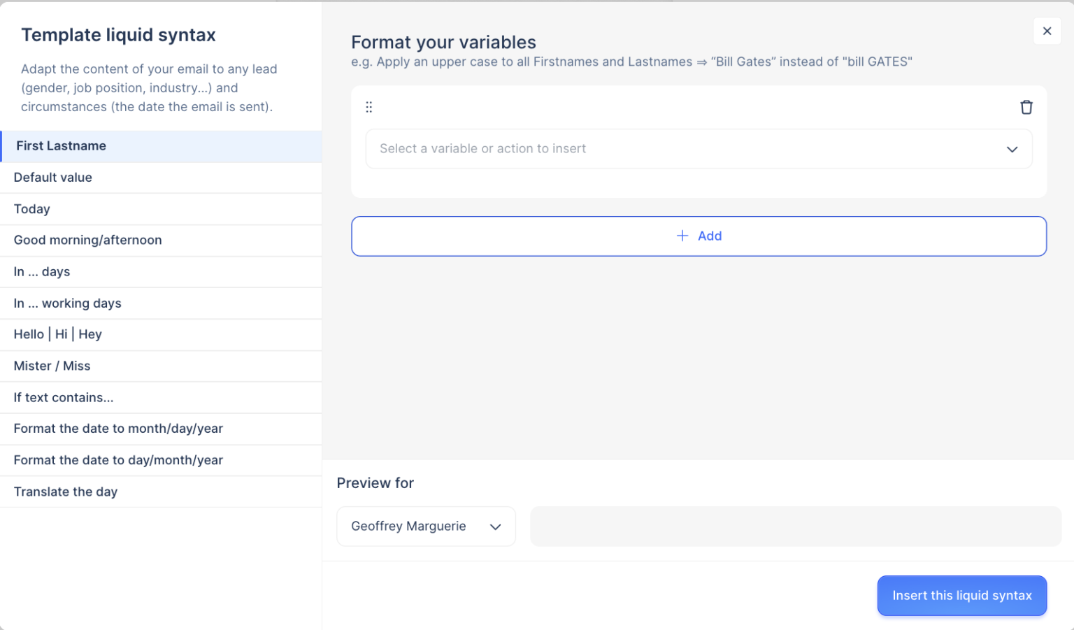Personalise your messages with Liquid Syntax - lemlist academy